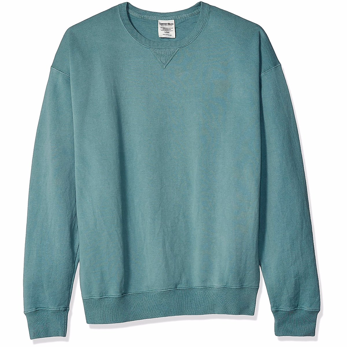 Hanes Men's Comfortwash Garment Dyed Sweatshirt, Cypress Green, Small