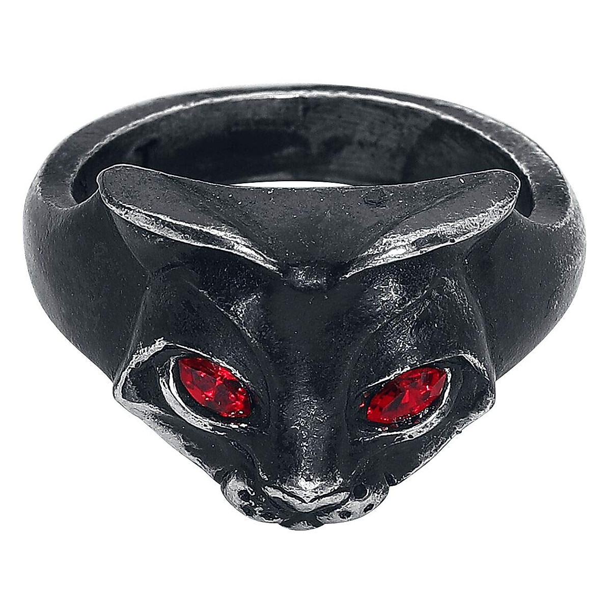 Alchemy Gothic Feline Fantasy Egyptian Cat Warrior Bastet Goddess Ring - Size N/7