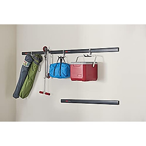 Rubbermaid FastTrack Cooler Hook, Garage Organization and Storage, Heavy Duty, Durable Locking Fit, Storage for Coolers, Cords, Ropes, Small Hoses