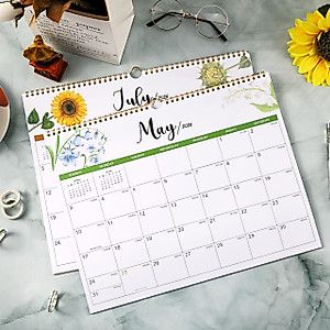 Wall Calendar 2023-2024 - 2 Yearly Wall Calendar 2023-2024, JULY 2023 - JUNE 2025, 14.8'' x 11.5'', Twin-Wire Binding, Large Blocks with Julian Dates, Perfect for Planning and Organizing Your Home and Office