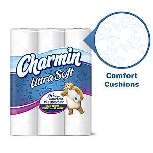 Charmin Ultra Soft Double Roll Toilet Paper, 12 Count