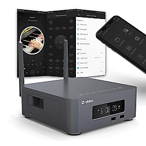 zidoo Z10Pro 4K Media Player, with Realtek 1619DR 2G+32G, HDR10+ Set Top Box, 4K HDR Android 9.0 TV Box, support Ethernet WiFi, NAS with HDD Bay up to 14TB