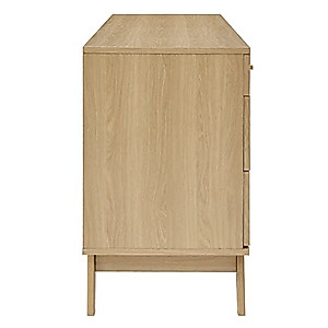 Modway Soma 8-Drawer Double Dresser in Oak