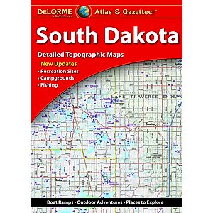 Delorme Atlas & Gazetteer South Dakota