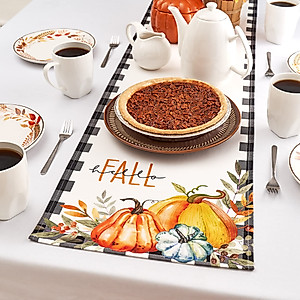 Decorative Fall Table Runner for Home Decor - Perfect Autumn and Thanksgiving Decorations for Your Home