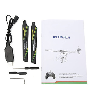 RiToEasysports RC Helicopter,2.4GHz 4CH 6‑Aixs RC Helicopters with Gyro Flybarless One Key Take Off Height Hold Helicopter for Adult Kid Beginner