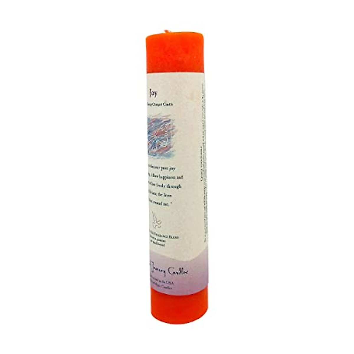 CRYSTAL JOURNEY Candle Pillar-Joy, 1 EA