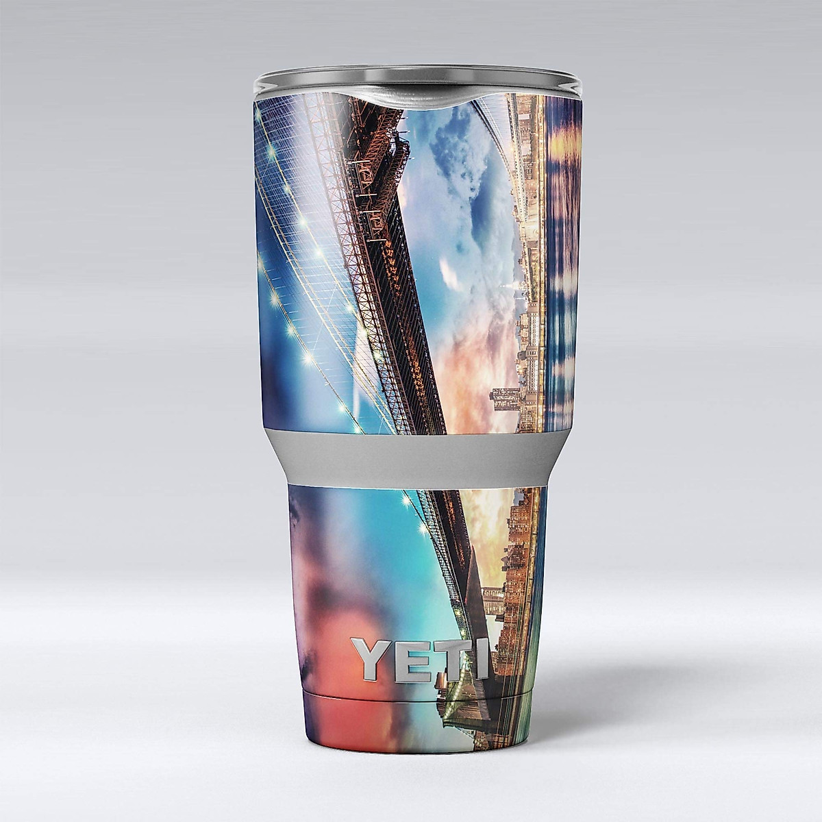 Design Skinz Fusion NYC Overlook - Skin Decal Vinyl Wrap Kit Compatible with The Yeti Rambler Cooler Tumbler Cups