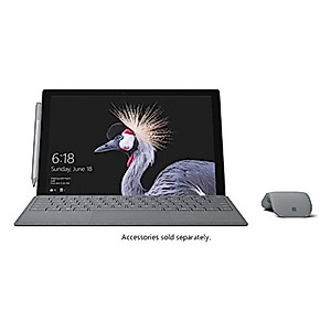 Microsoft Surface Pro FPG-00001 Intel Core i5 7th Gen 7300U (2.60 GHz) 8 GB Memory 256 GB SSD Intel HD Graphics 620 12.3 Touchscreen 2736 x 1824 Detachable 2-in-1 Laptop Windows 10 Pro (Renewed)