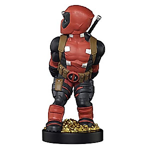 Exquisite Gaming Cable Guys - Marvel Deadpool Rear View Charging Phone and Controller Holder - Electronic Games , Red