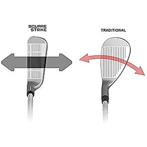 Square Strike Wedge, Black -Right Hand Pitching & Chipping Wedge for Men & Women -Legal for Tournament Play -Engineered by Hot List Winning Designer -Cut Strokes from Your Golf Game Fast