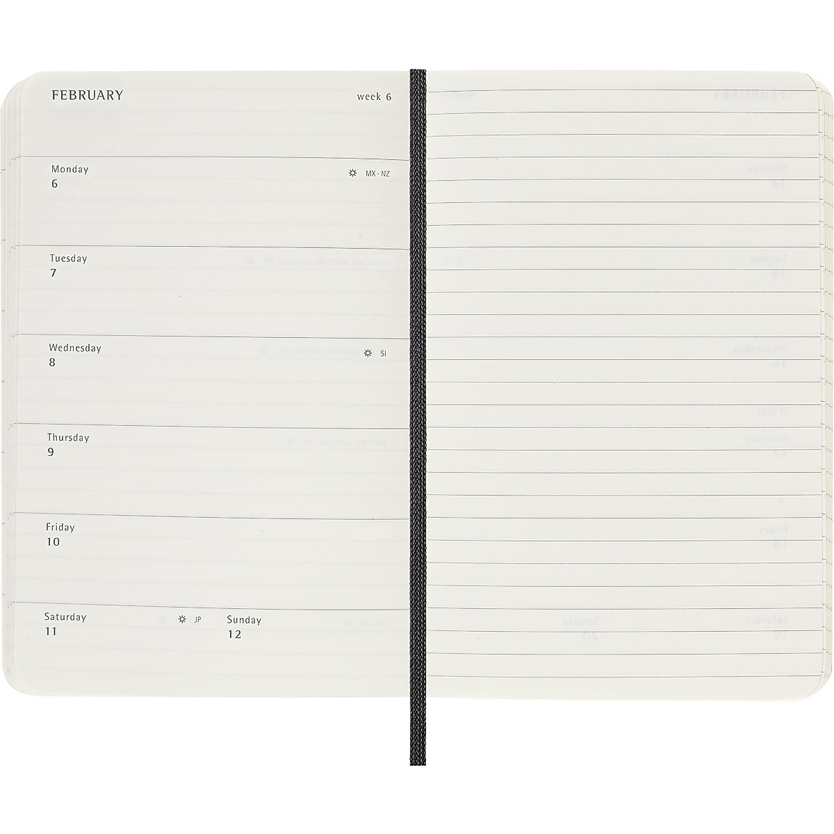 Moleskine Classic 18 Month 2022-2023 Weekly Planner, Soft Cover, Pocket (3.5" x 5.5"), Black