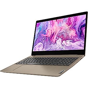 2021 Lenovo IdeaPad 3 15.6" HD Touchscreen Laptop, Intel Core i3-1005G1 Processor, 8GB RAM, 256GB SSD, HDMI, Windows 10 S, Almond, W/ IFT Accessories