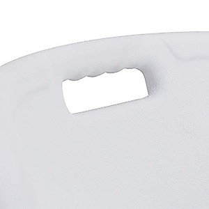 Norwood Commercial Furniture Blow-Molded Plastic Folding Chairs for Indoor/Outdoor Events, Commercial Event Chairs with 400-lb. Weight Capacity, Set of 4, White