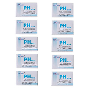Deschem 800 Strips,1-14,PH Indicator Test Paper,10 Bag/Lot