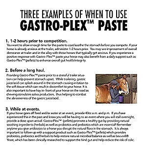 Med-Vet Pharmaceuticals Gastro-Plex Paste 5-Pack (10 doses) Gastric Stress Relief Paste for Horses