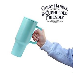 Kiki New York Tumbler with lid (Aqua Green)