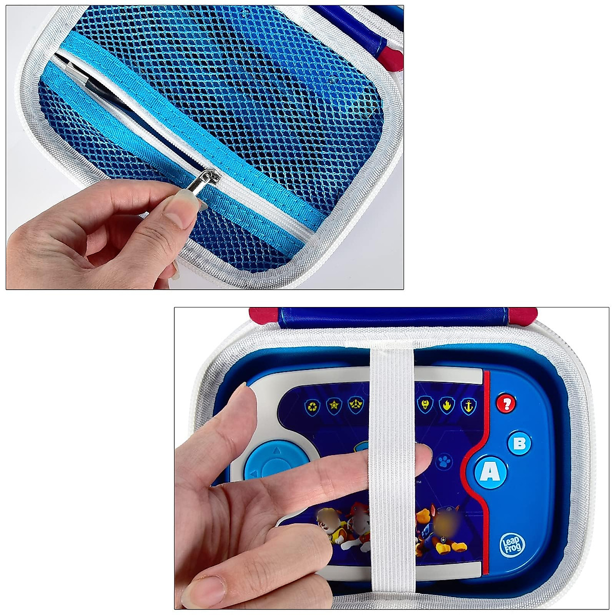 Case Compatible with Leapfrog for PAW Patrol Learning Video Game. Learning Toys Storage Holder Organizer for Toddle Wireless Controller, for HDMI Game Stick, Batteries and USB Cables (Box Only)