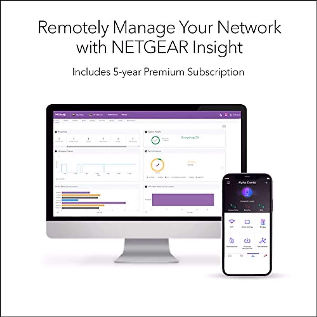 NETGEAR Orbi Pro WiFi 6 Tri-band Mesh System for Business or Home (SXK80B3) - Router with 2 Satellite Extenders | 4 SSIDs, VLAN, QoS | Coverage up to 9,000 sq. ft., 80 Devices | AX6000 (Up to 6Gbps)