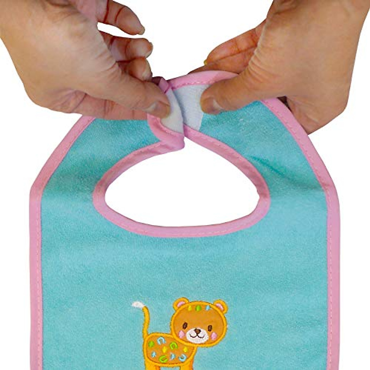 Neat Solutions Water Resistant Bib Set, 10 count, Girl