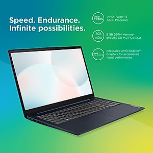 2021 Lenovo IdeaPad 3 15.6" FHD Business Laptop AMD Ryzen 5 Qud-Core 3500U 16GB DDR4 256GB NVMe SSD AMD Radeon Vega 8 HDMI Webcam Google Classroom Abyss Blue Windows 10 Pro w/ RE USB 3.0 Flash Drive