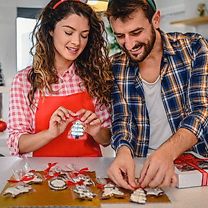 Yotelab Cellophane Treat Bags, 5x7 Inches Cookie Bags With Twist Ties,Clear Cello Treat Bags for Candy,100 Pcs Party Favor Bags