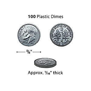Teacher Created Resources Play Money: Dimes (TCR20655)
