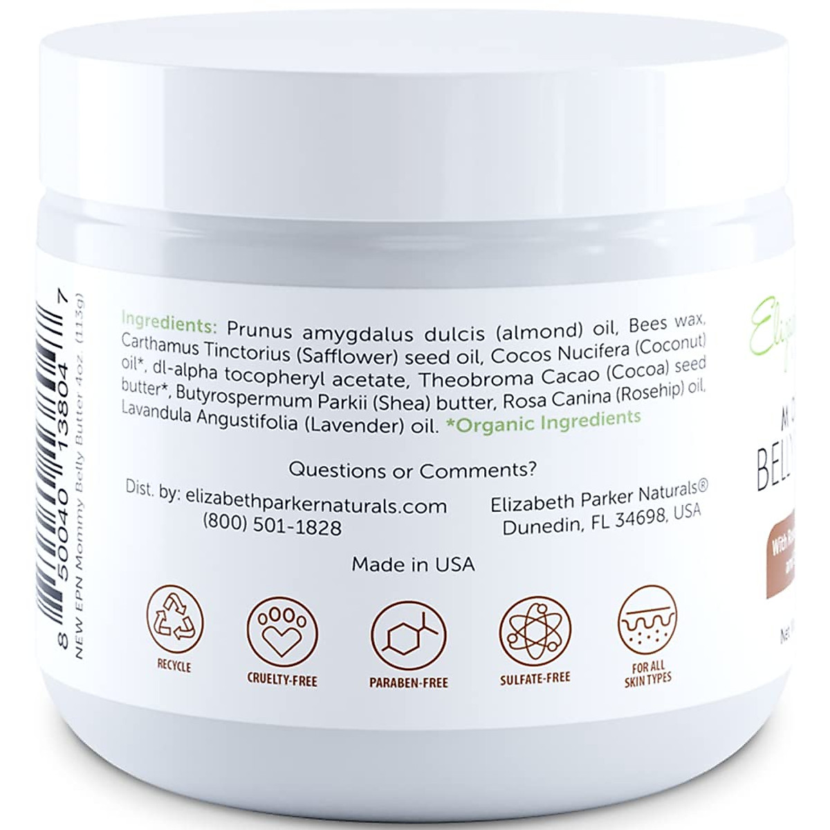 Belly Butter for Pregnancy - Tummy Butter for Stretch Marks Pregnancy - Belly Butter for Maternity Skin Care - Made with Cocoa Butter - Belly Cream for Pregnancy and Stretch Marks