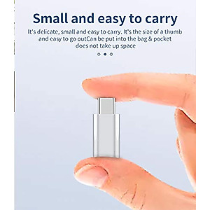 3Pack Lightning Female to USB-C Male Adapter,Type Charging for Samsung Galaxy S20 Ultra Z Flip Note S10 S9 Plus Google Pixel 5XL Compatible with Cable Converter Connector Charger LG Ipad Pro Air4 2020