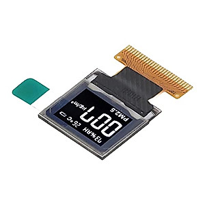 28PIN LCD Display Screen, 64x48 4Pcs Bright 0.66in Glass Free Construction 28PIN Organic Light Emitting Diode Display for DIY