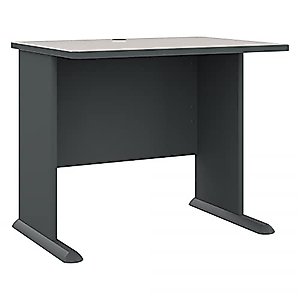 Bush Business Furniture Series A 36W Desk in Slate and White Spectrum