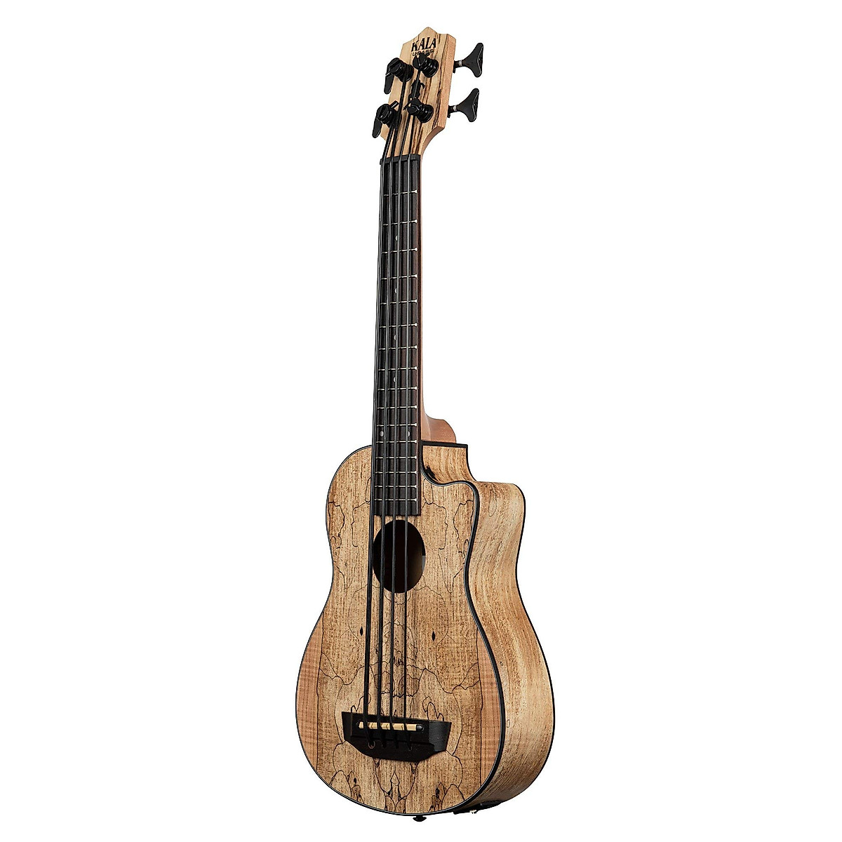 Kala Brand Music Co., 4-String Ukulele, Right, Natural, Ubass SP-MAPL-FS