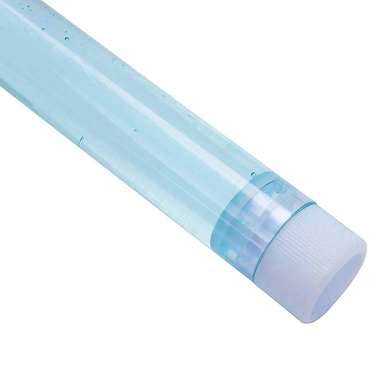 75-Pack Plastic Test Tubes with Lids - 12.5 x 98 mm Clear Plastic Vials, 7.5ml Sample Tubes for Craft, Scientific Experiment