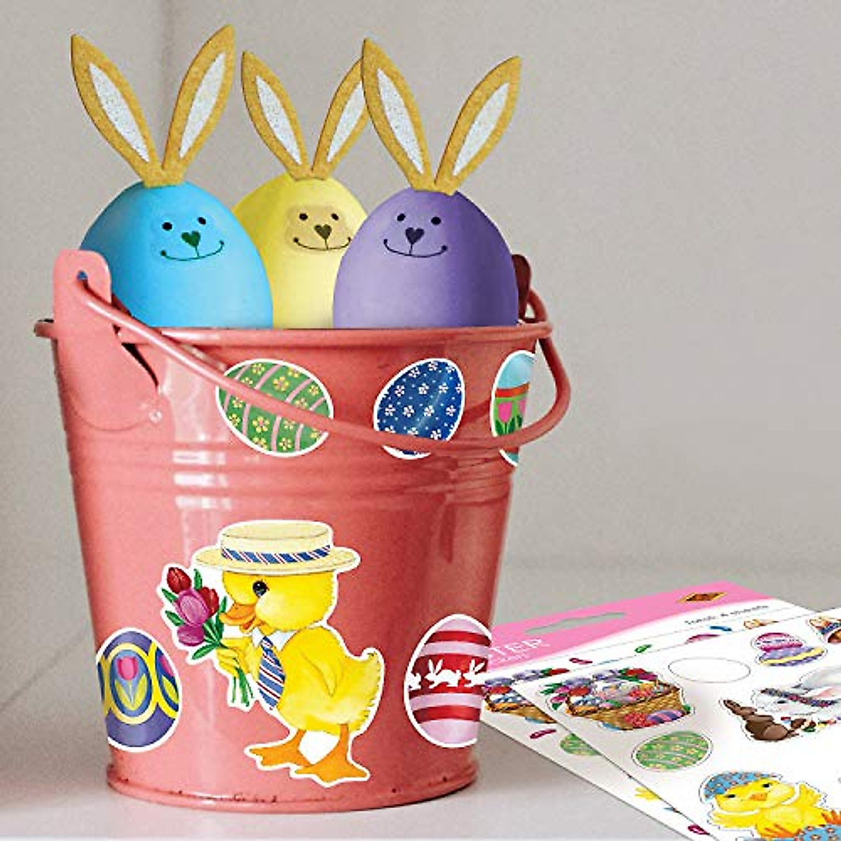 Bunny, Basket & Egg Stickers