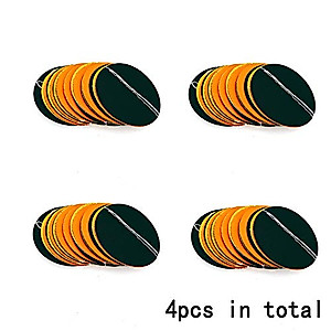 Black Orange Party Hanging Garlands Decorations - Halloween Graduation Construction Zone Birthday Party Baby Shower Party Photo Booth Backdrops Decorations, 26ft