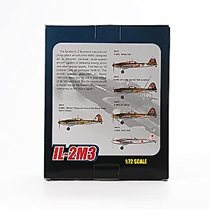 1/72 Scale Military Fighter Airplane ，IL-2M3 Attacker Aircraft WW2 Model Plane USSR Military Models #24 Trumpeter 36412 for Commemorate Collection