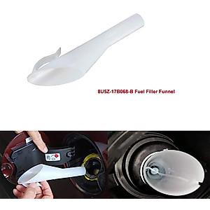 𝟮𝟬𝟮4 𝙐𝙋𝙂𝙍𝘼𝘿 8U5Z17B068B Fuel Filter Funnel Tube for Compatible with Focus Mercury Lincoln, 8U5A17B068AD 8U5Z17B068A Fuel Filling Tank Supply Gas Cap Funnel Tube White Spout