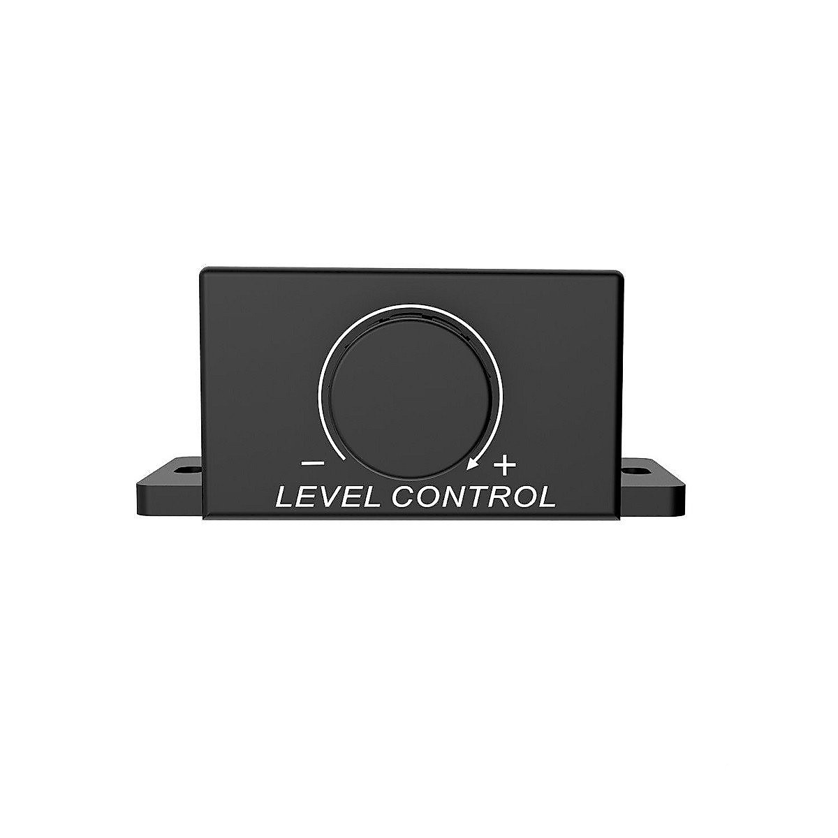 Universal RCA Level Controller Car Audio Amplifier RCA Amplifier Audio Adjuster Gain Level Bass Boost Volume Control Knob for Car, Motorcycle, Speakers, Home Theater (1 Pack)