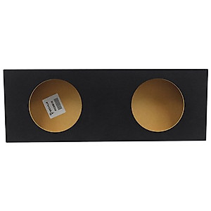 RockvilIe RDSM10 Dual 10" Shallow Mount 0.56 Cu Ft Car Sub Enclosure Box
