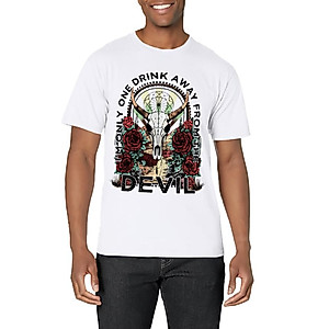 Western Boho Bull Head Skull T-Shirt