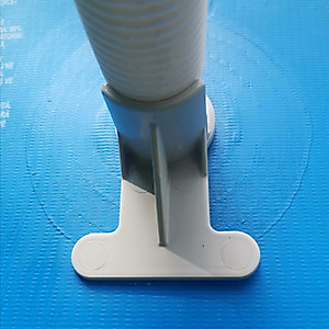 2 X Swimming Pool Pipe Holders : Grey Holds Pipes 30Mm to 37Mm Designed to Fit On Intex Pools