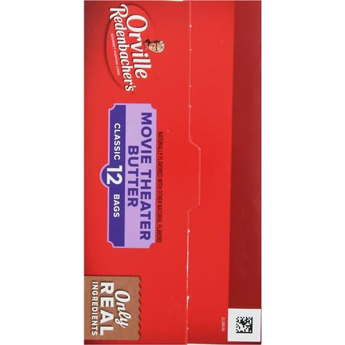 Orville Redenbacher's Movie Theater Butter Microwave Popcorn, 3.29 Ounce Classic Bag, 12-Count