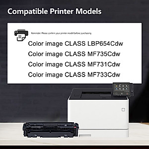 2-Pack Black 046 Compatible for Toner Cartridge Replacement for Canon Color Image Class LBP654Cdw MF735Cdw MF731Cdw MF733Cdw Printer, Toner Cartridge.