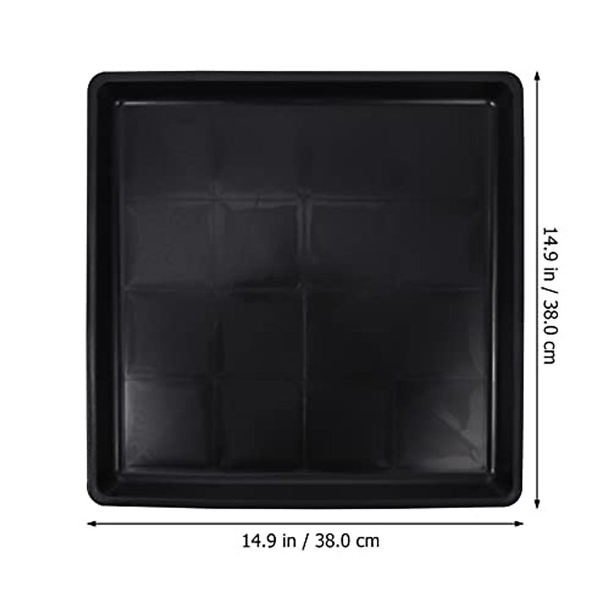 Crate Pans Pet Training Trays 2Pcs Pet Proof Plastic Pan, Pet Cage Accessories Replacement Trays for Cat Cages Easy- to- Clean Plastic Trays for Cat Cages- Black Replacement Pan Pet Pet Tray
