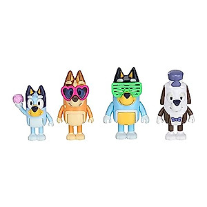 Bluey Vehicle and 4 Figure Pack, Escape Convertible with Four 2.5 Inch Figures, 9 Accessories and Sticker Sheet | Amazon Exclusive