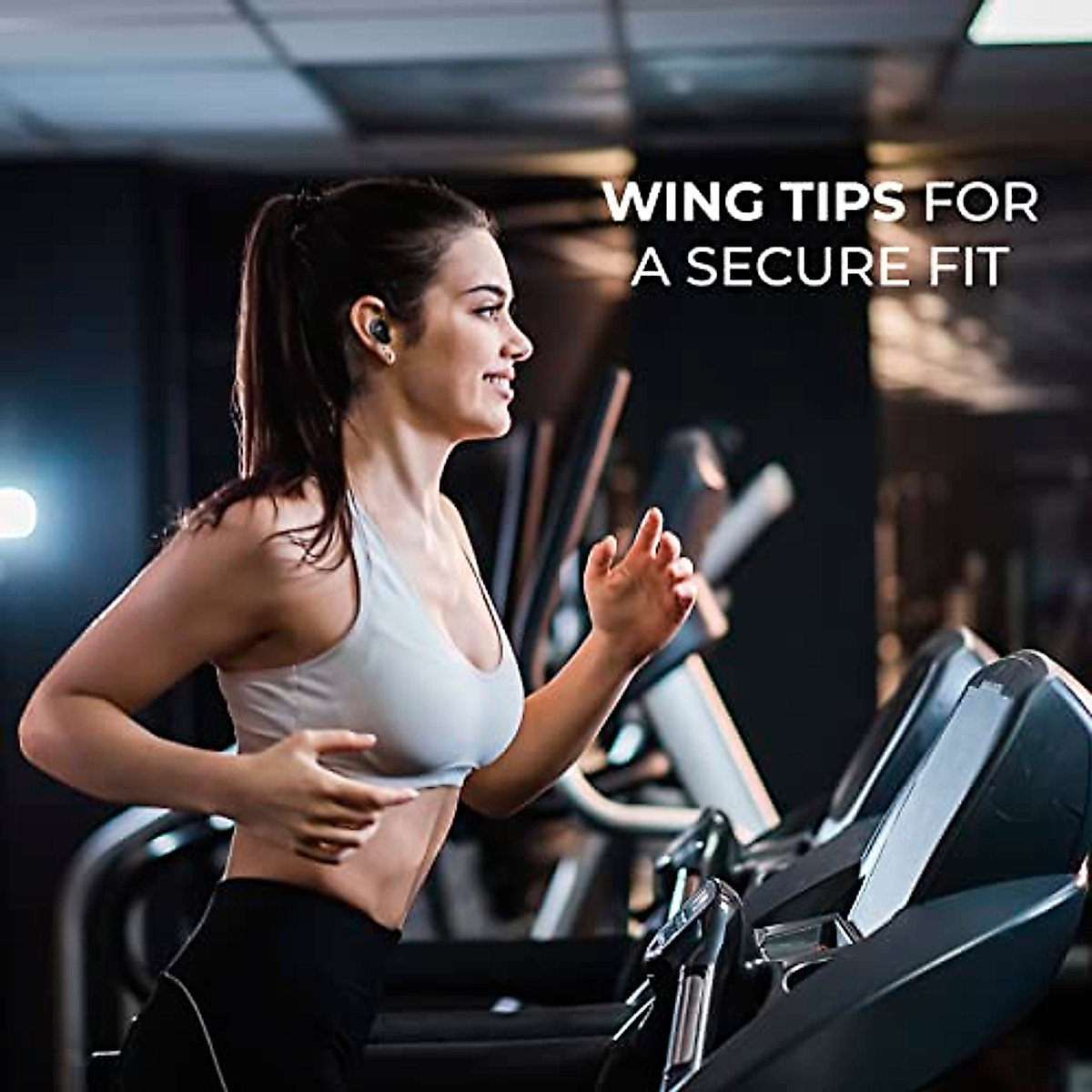 Altec Lansing NanoBuds True Wireless Earbuds with Charging Case, IPX4 Waterproof, Dual Mic, 30 Hours Playtime – Sports in Ear Earphones for iPhone & Android (Charcoal Grey)