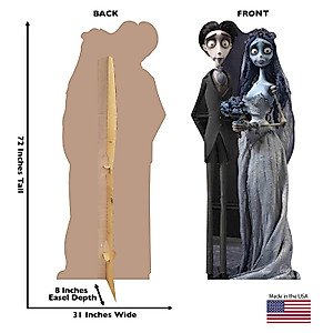 Cardboard People Corpse Bride and Groom Life Size Cardboard Cutout Standup