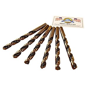 Drill Hog USA 3/8" Drill Bit HI-Molybdenum M7 6 Pack