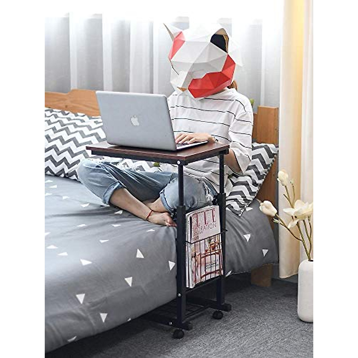 taimowei Side Table Removable Coffee Table Side Table Lift Lazy Bedside Table Sofa Rack Computer Desk Desk