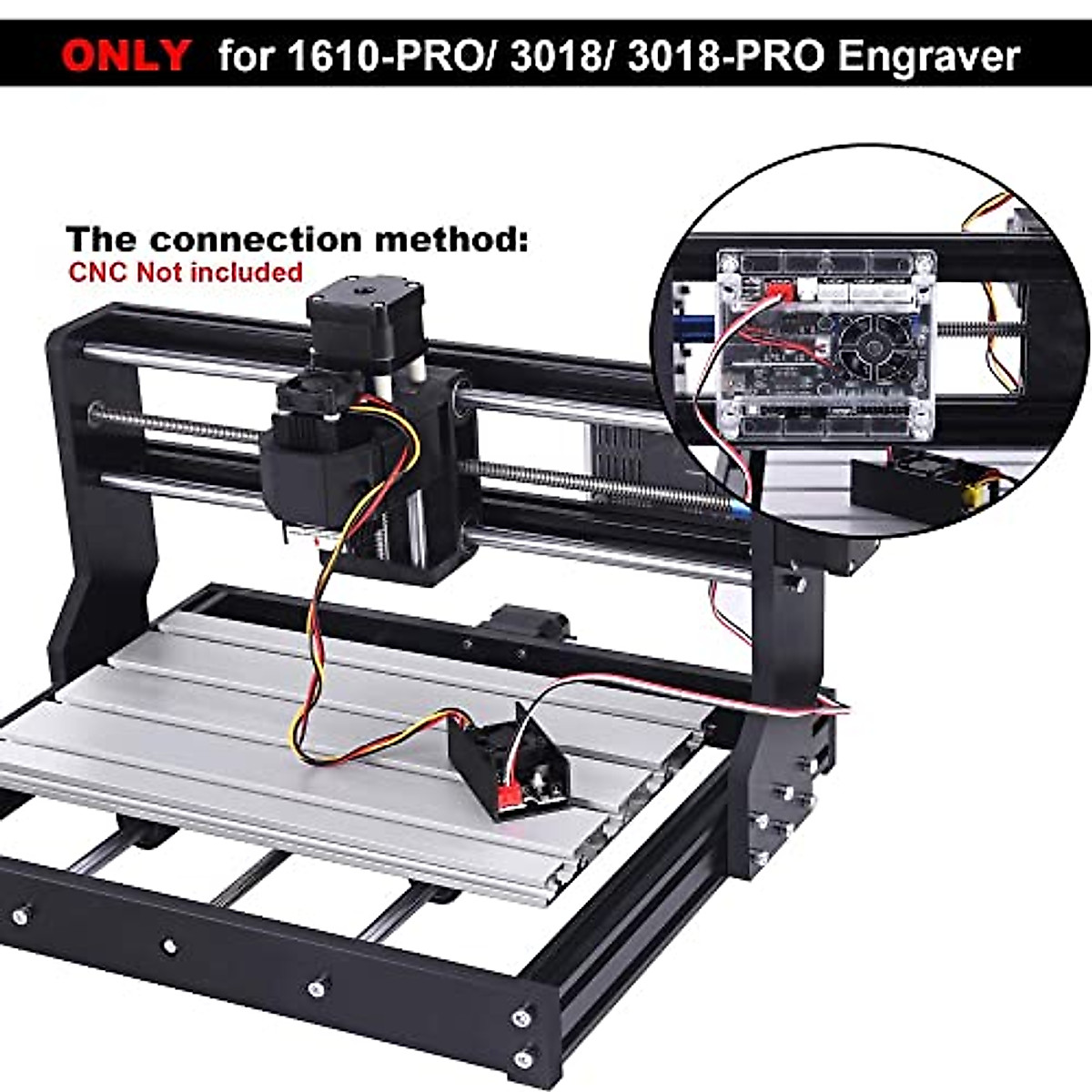 MYSWEETY 445nm 5.5W / 5500w Module Kit, Engraving Module Kit for CNC Router Machine DIY Engraver 1610-Pro/1810-Pro/3018/3018-Pro/3018 Pro-M/3018 Max